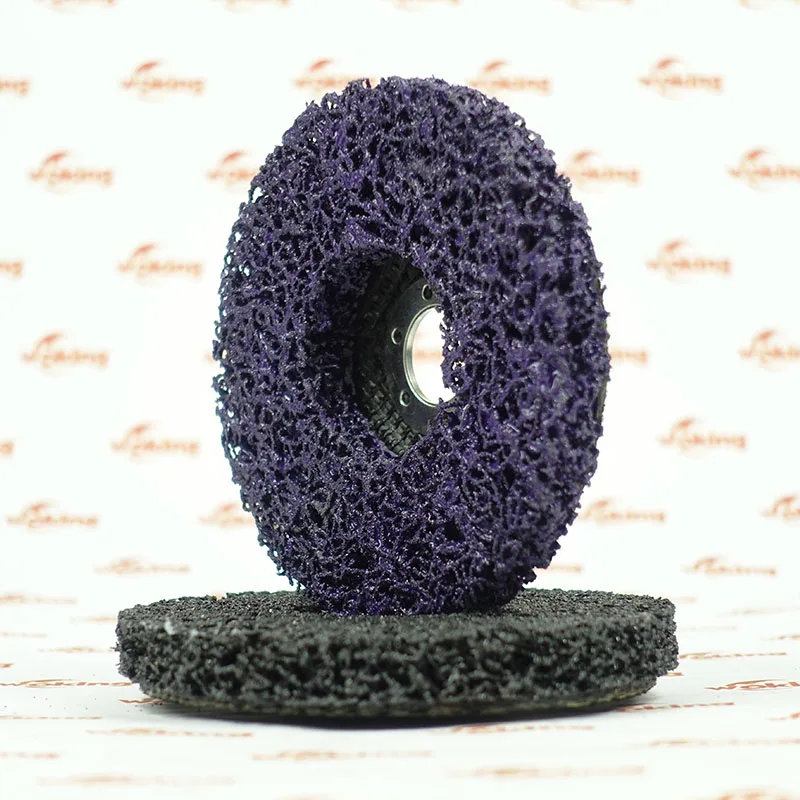 115mm Abrasive Purple Strip and Clean Disc - WOKING