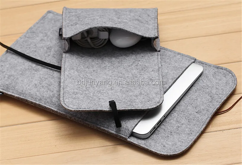 Fashion Wool Bag For Notebook Small Felt Bags Felted Wool Laptop Bag ...