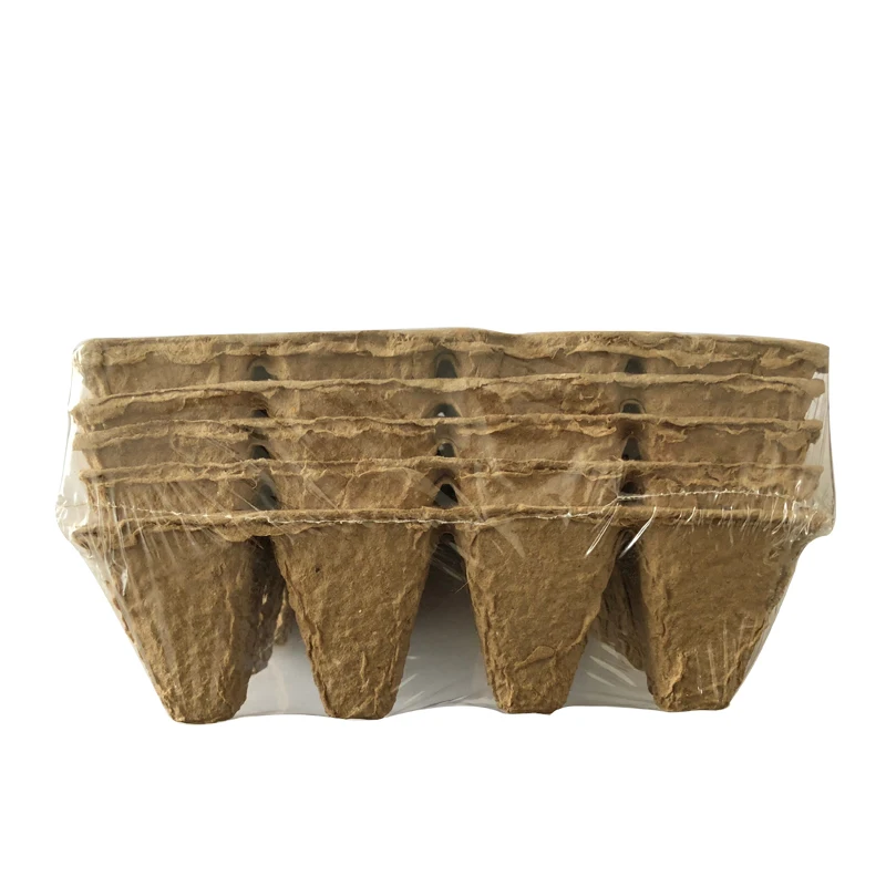 Best Price Of Square Peat Flower Seedling Plant Pots Paper Pulp Nursery ...