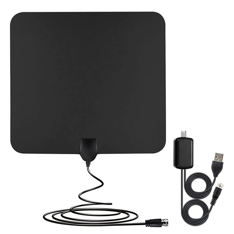 Long Range 4k Indoor Tv Dtv Antenna Uhf/vhf Amplified Hd Digital Tv ...