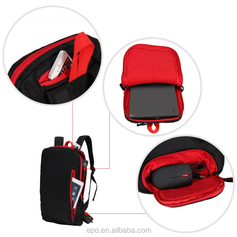 Custom Waterproof Polyester 19 Inch Slim Laptop Sleeve Backpack Bag ...