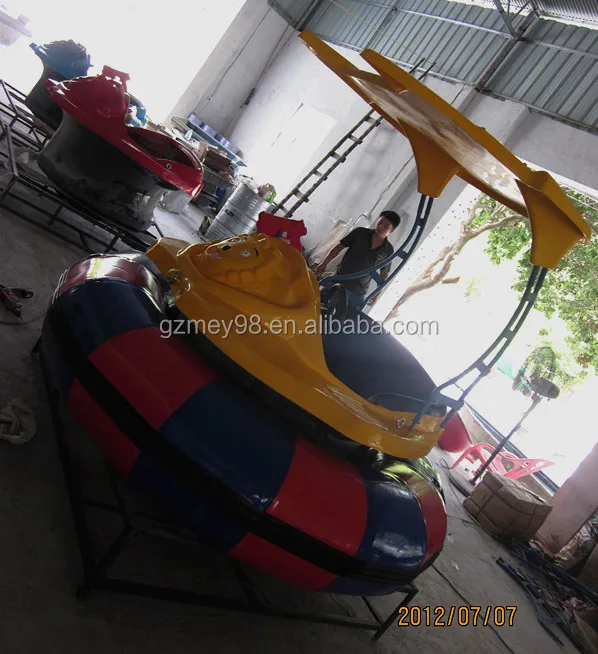 Kids Fiberglass Boat for Pool Fun - Electric Bumper Boat