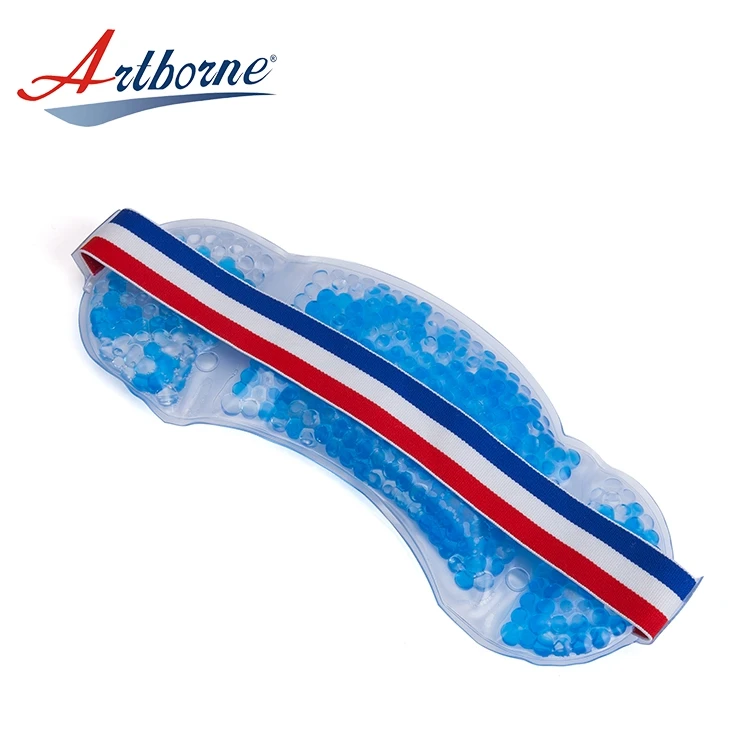 Reusable Hot Cold Cooling Bead Forehead Wrap Pad Therapy Head Ice Gel ...