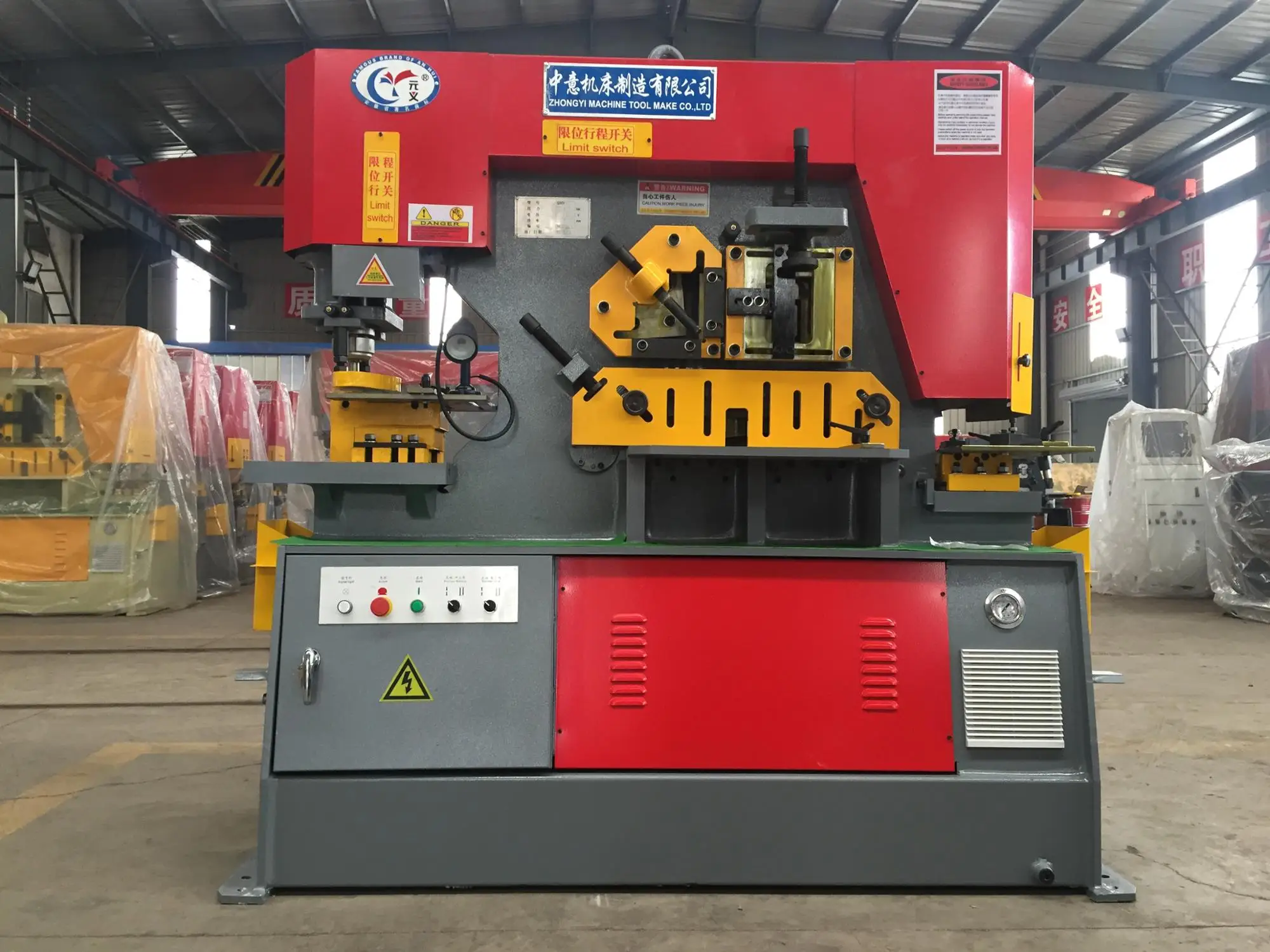 Sunrise Ironworker,Puncher Hydraulic,Steel Punching Machine - Buy ...