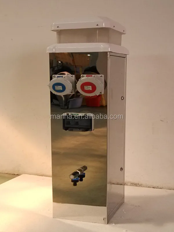 Marine Accessories Marina Water And Electricity Supply Box Have 16a ...
