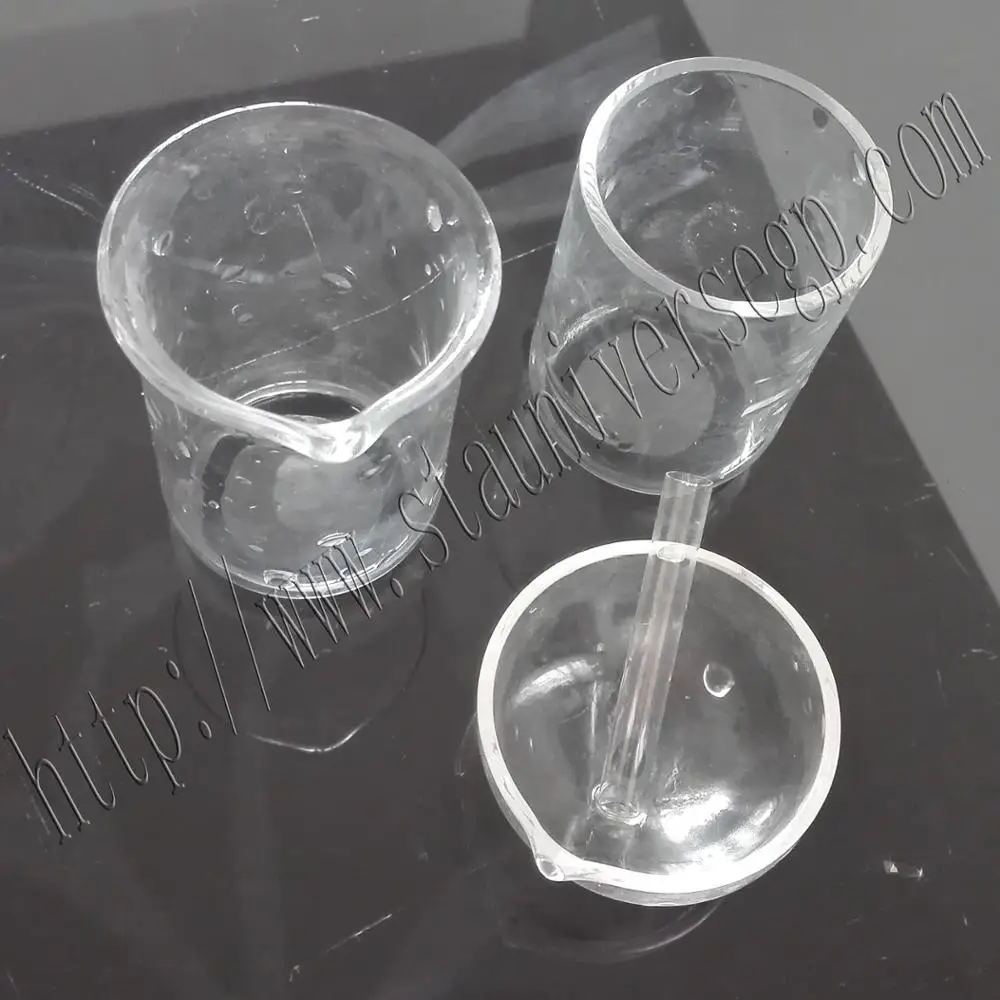 High Quality Customized Transparent Glass Crucible/quartz Crucible With ...