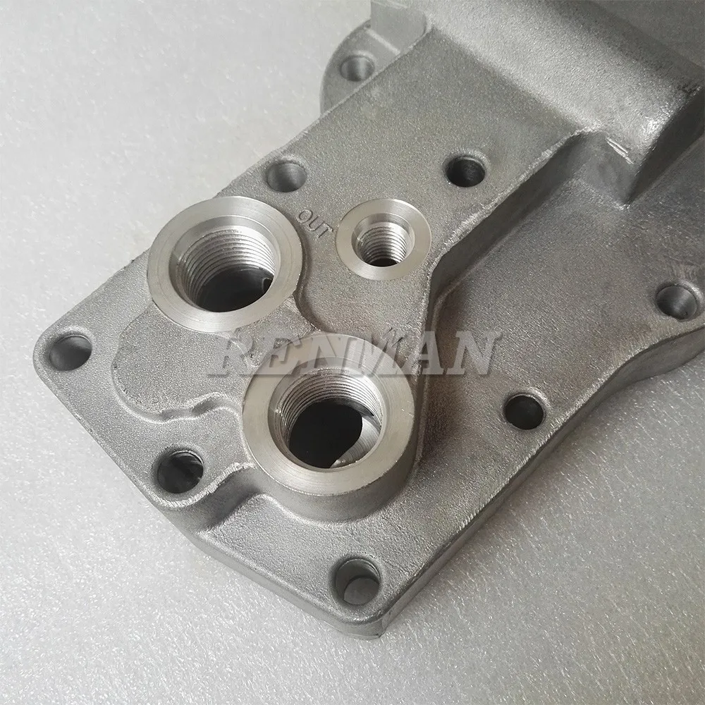 Cummins Isb Qsb Isd Isf Qsf Lubricating Oil Filter Head 3979393 3971661 ...