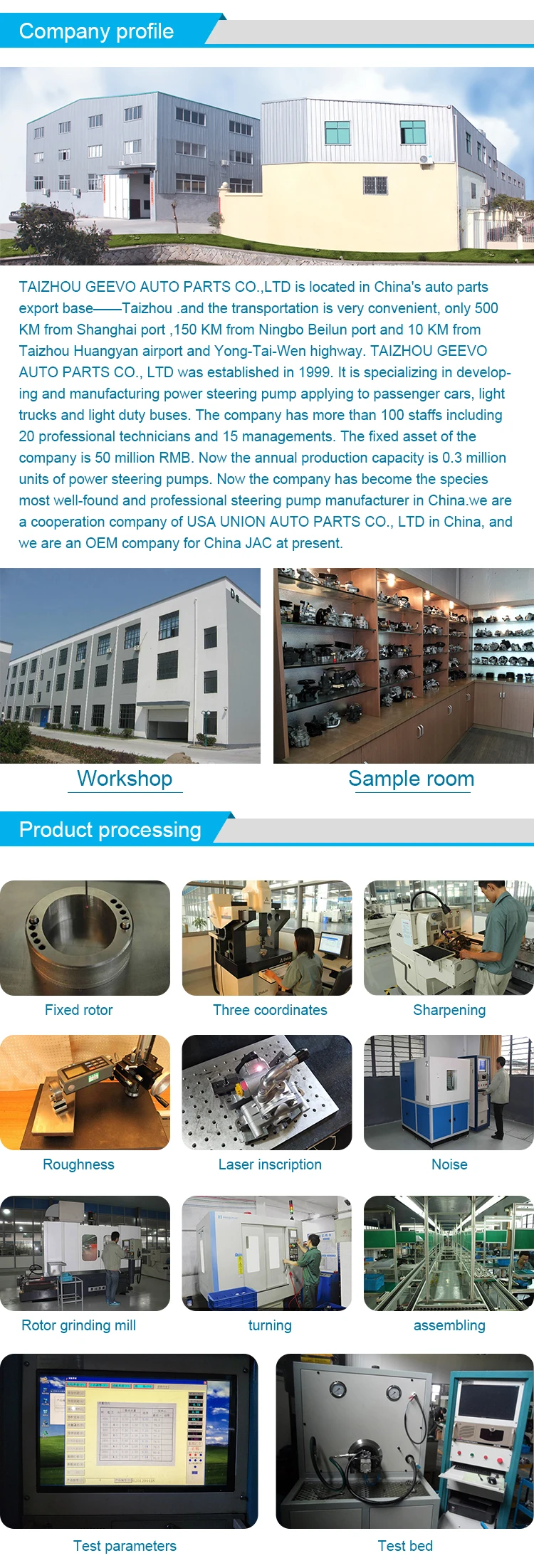 44320-28130 Power Steering Pump for Toyota SR40 SR50 NOAH 96~01