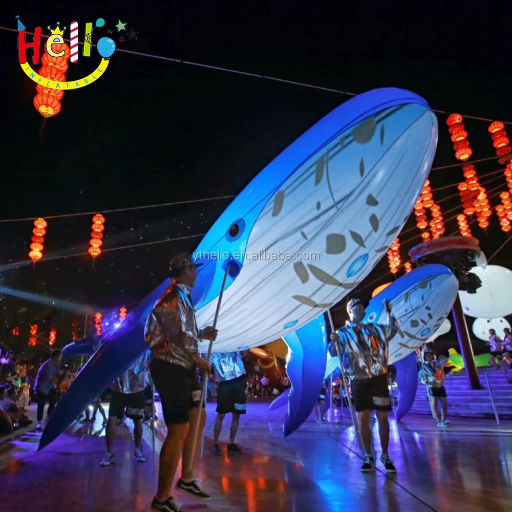Festival City Parade Event Walking Inflatable Fish Shark Sea Animal ...