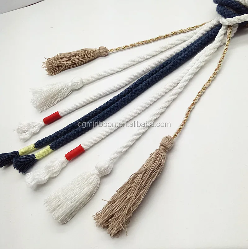 Promotional Personalized Nice Braided Rope Trim With Tassel Drawcord ...