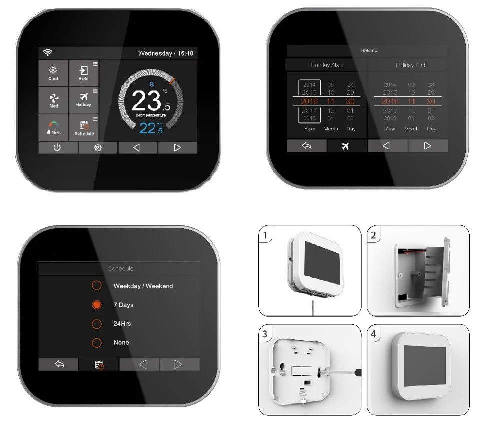 Google Home - FAN COIL THERMOSTAT / WIFI - Precise Control