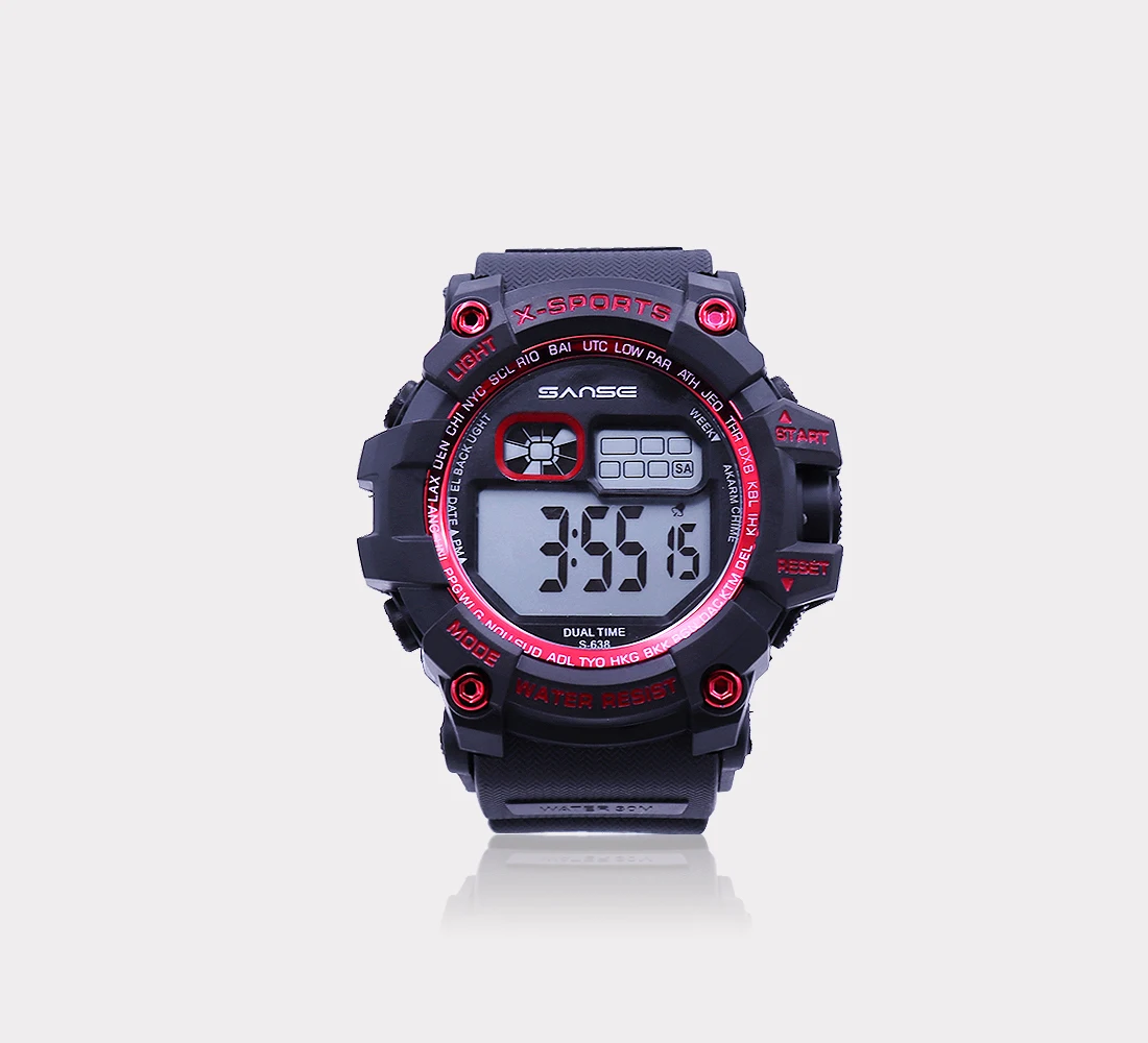 Sanse S-638 Ewtto Relojes Hombres Acuáticos Deportivos Digitales ...