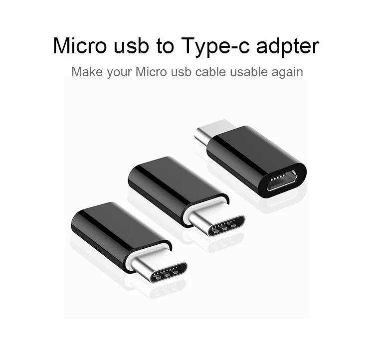 Usb-c Male To Micro 5pin Female Charging Adapter Micro Usb To Usb C ...