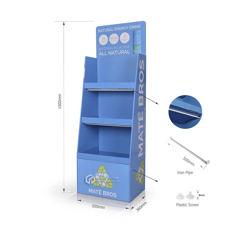 Retail Water Bottle Display Stands Joyshaker Pos Beer/wine Bottle ...