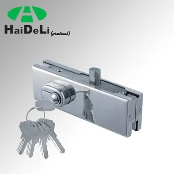High Quality Bottom Glass Door Floor Lock Patch Fitting Lock - Buy ...