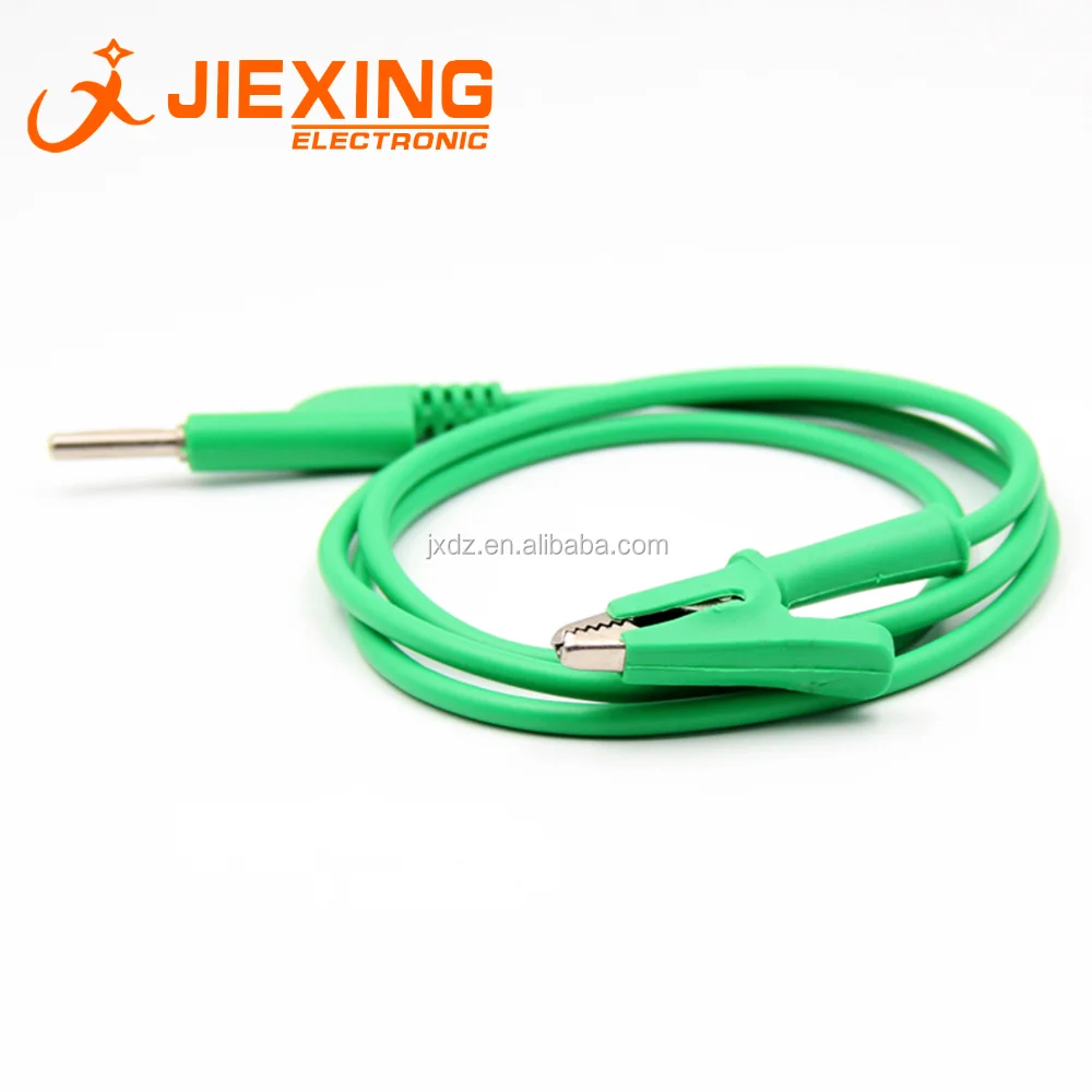 4 미리메터 Banana Plug 스택 에 30a 악어 Clip 10a Test Cable Agg Silicon 선 10a 1 ...