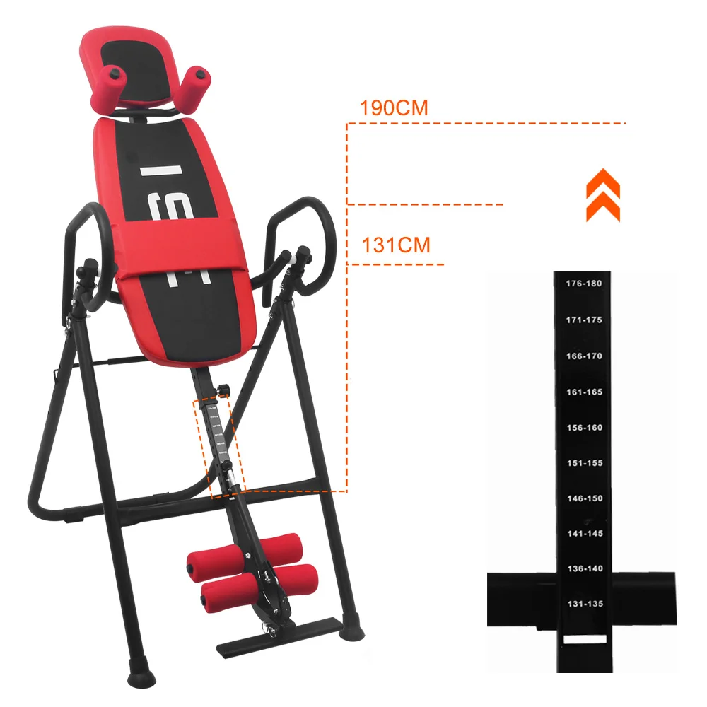 Heavy Duty Body Sculpture Fitness Equipment Inversion Therapy Table ...