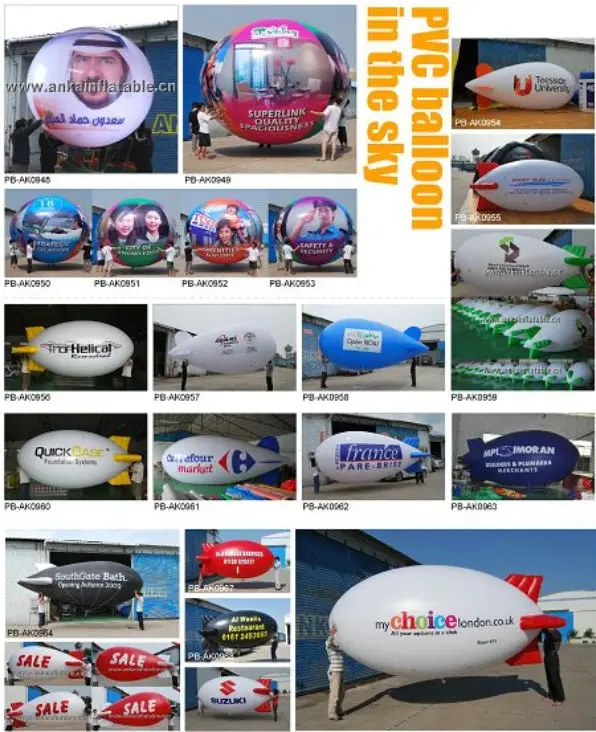 Outdoor Advertising Rc Blimp,Inflatable Airship,Zepplin Helium Blimp ...