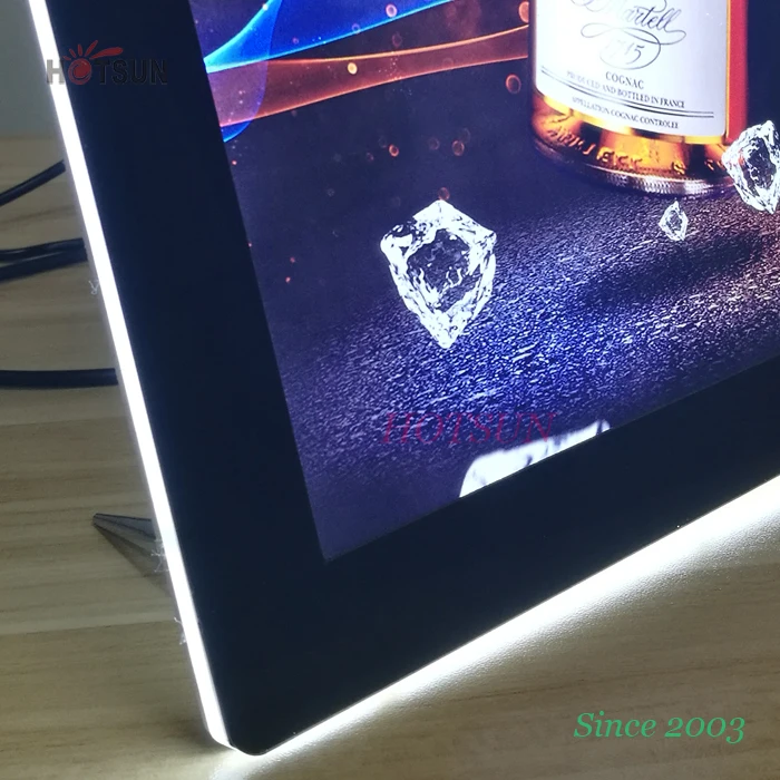 A4 Led Photo Frame - Modern Crystal Light Box Custom Acrylic
