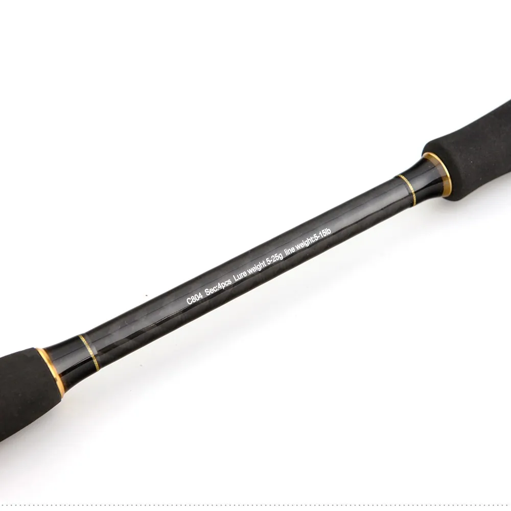 Johncoo Carbon Fishing Rod Casting Spinning Travel Rod 2.1m 2.4m 2.7m 4 ...