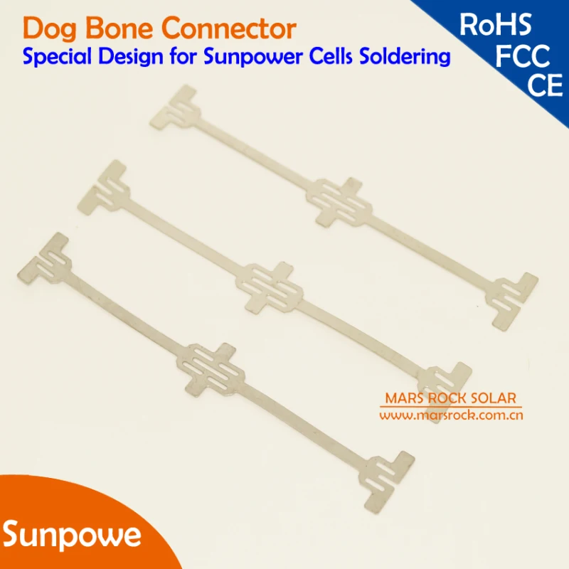 Dog-bone Connector For Sunpower Cells Soldering - Buy Dog-bone ...