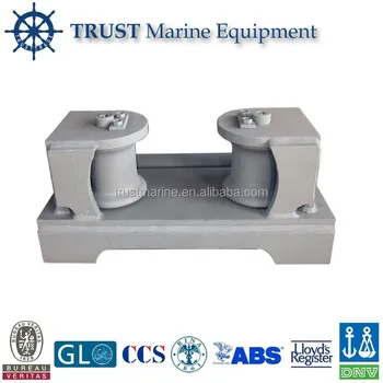 Ship Mooring Cast Type C Roller Fairlead Chock - Buy Mooring Chock,Cast ...