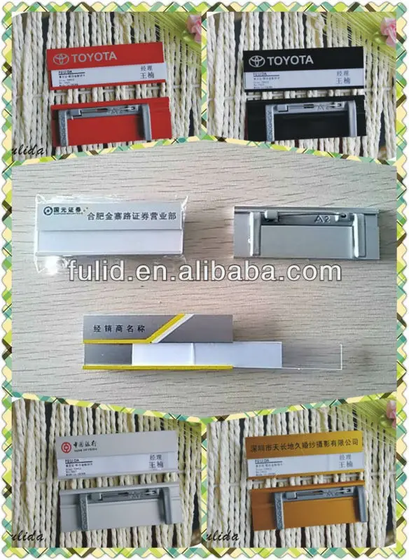 Unique Metal Lcd Name Tag With Pin| Alibaba.com