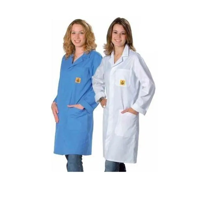 Antistatic Smock for ESD and Cleanroom ESD Overcoat