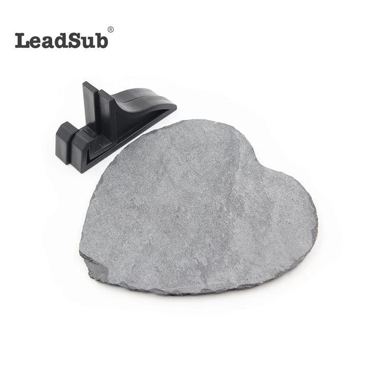 Sublimation Blank Personalized Big Heart Shape Photo Slate Rock Stone ...