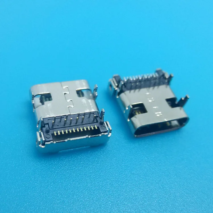 16pin Smt Type C Module Pcb Usb Port Conector Dip 24p Female Usb-c ...