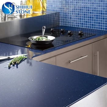 Special Design Elegant Quartz Stone Blue Sparkle Quartz Stone ...