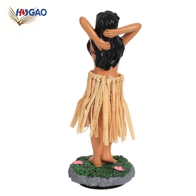 China Slipper Decorations Resin Custom Hula Girl Dashboard Bobble Heads ...