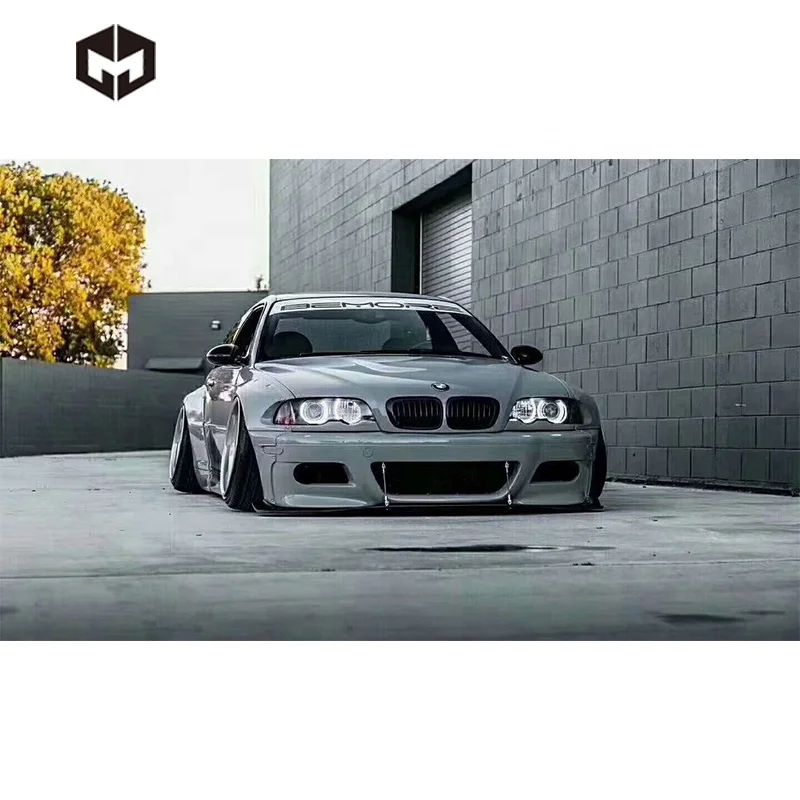 BMW M3 E46 Liberty Walk Style Wide Body Kit & Spoiler OEM | Wholesale