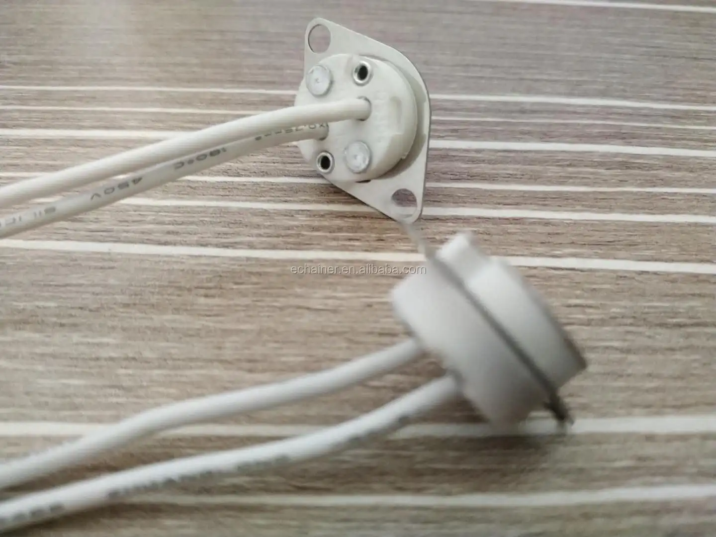 G5.3 Gu5.3 Socket Mr16 Ceramic Lamp Holder With Lead Wire - Buy Gu5.3 ...