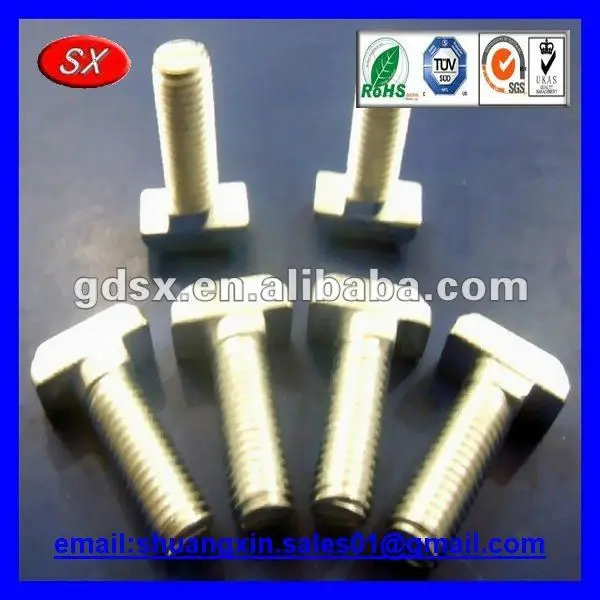 High Quality M16 T Square Head Bolts,(m3-m56/rohs/sgs) - Buy T Square ...