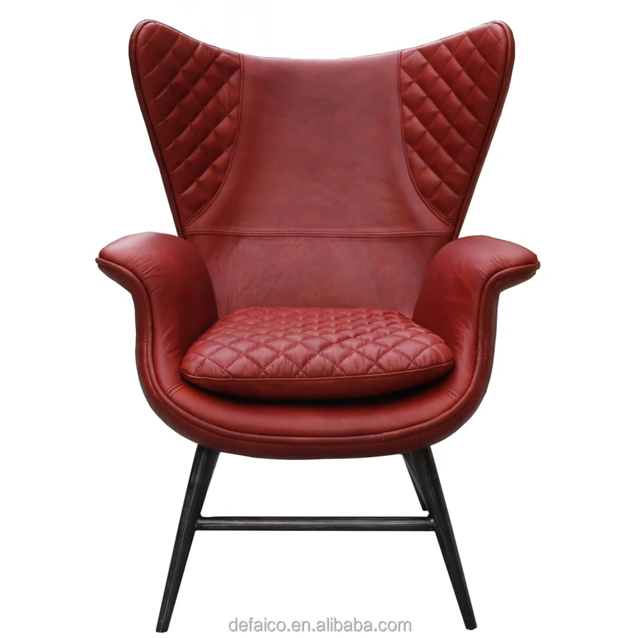 Vintage Leather Leisure Office Leisure Chair - Buy Leisure Chair,Red ...