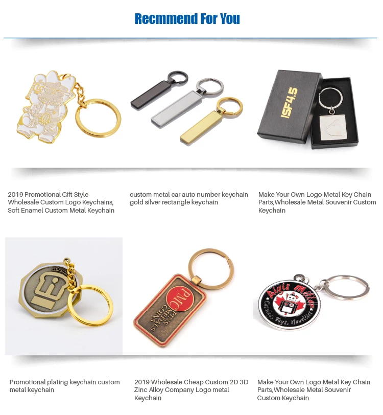 Custom Metal Car Auto Number Keychain Silver Rectangle Keychain - Buy ...