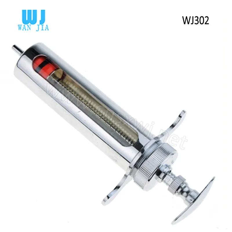 Wj302 Brass Metal Veterinary Syringe - Buy Veterinary Syringe,Metal ...
