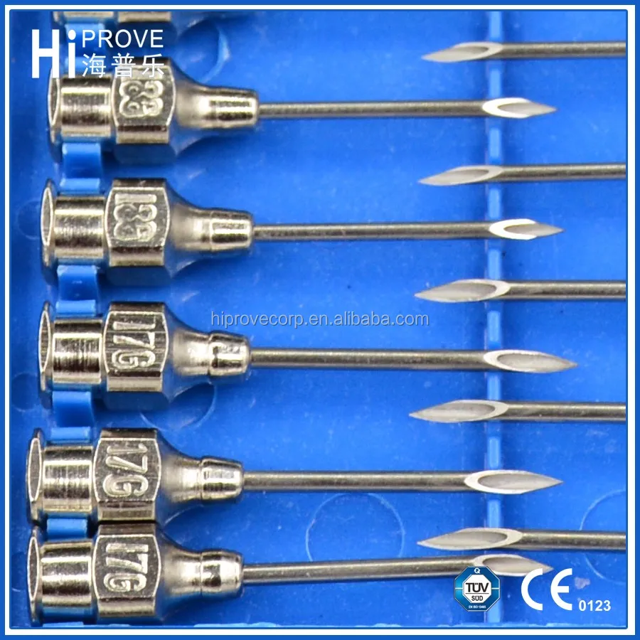 Stainless Steel Hypodermic Veterinary Injection Needles For Veterinary ...