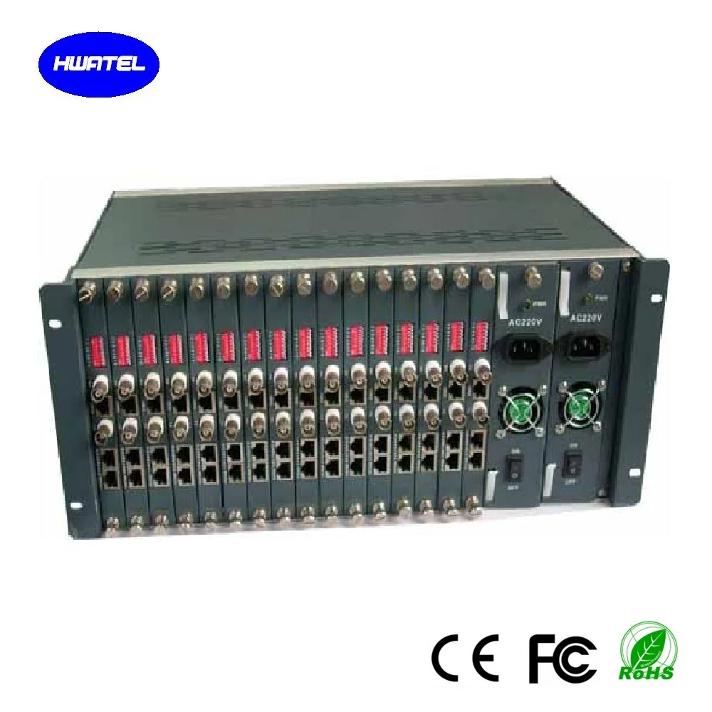 16 E1 + 4 Ethernet Optical 1+1 PDH Multiplexer by Hwatel
