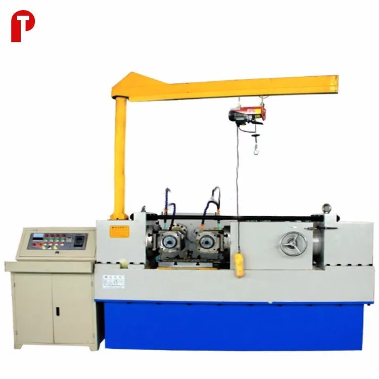 Automatic Tube Rod Pipe Screw Thread Rolling Knurling Machine Price In ...