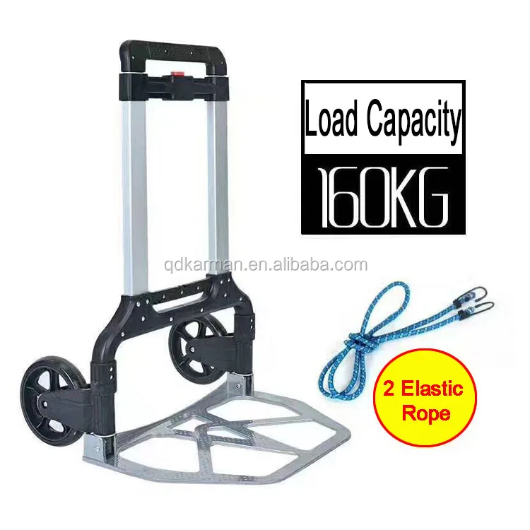 High Quality Heavy Duty Folding Hand Truck - 2 Wheel Luggage Cart