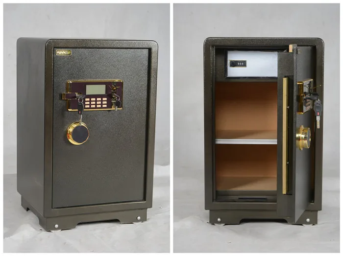 Electronic Steel Heavy Duty Safe Box With Wheels - Buy Money Safe Box ...