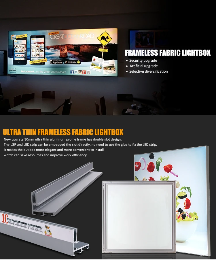 Aluminum Profile Light Box - Customizable Billboard Sign