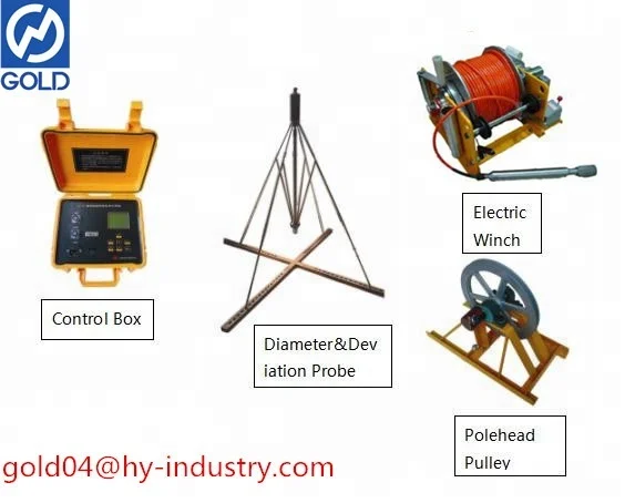 Pile Testing Instrument Electrical Caliper Logging Equipment 50m to ...