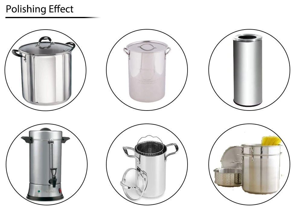 Automatic Pots Rim Vertical Polishing Machine for Kitchenware ...