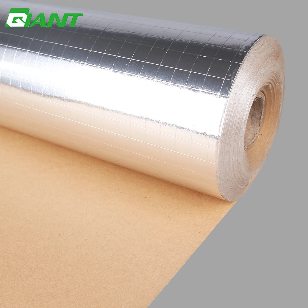Papel de aluminio aislante resistente al calor para techos, papel kraft ...