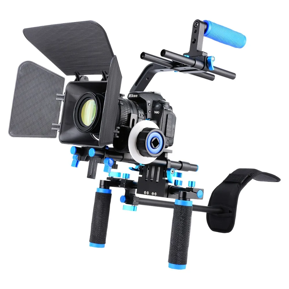 Yelangu Camera Dslr Shoulder Mount Rig With Quick Release Baseplate ...
