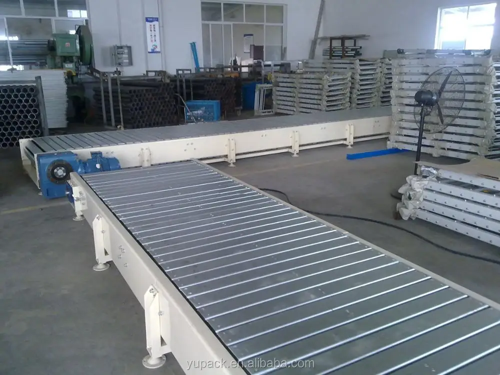 Stainless Steel Pallet Slat Conveyor System - Heat Resistant POM for ...