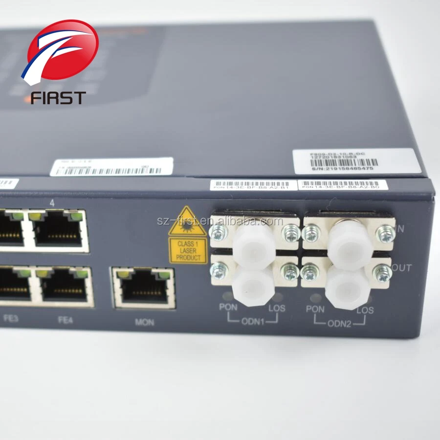 ZTE F809 ZTE ZXA10 F809 industrial ONU of the fixed box type and with 4 ...
